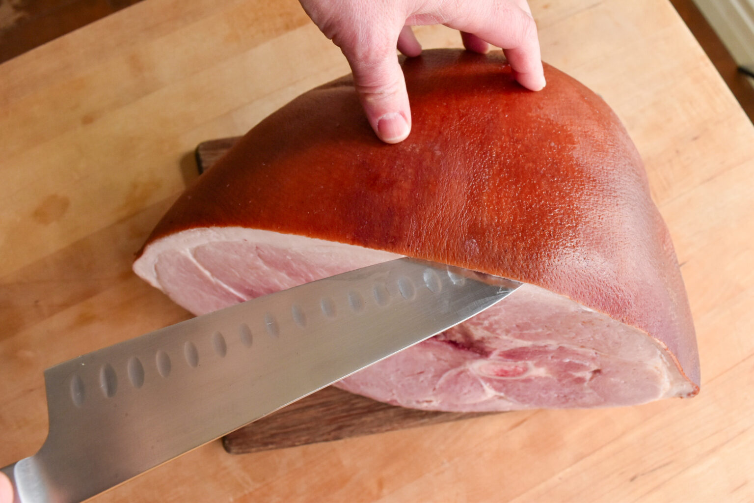 Maple Orange Marmalade Glazed Ham